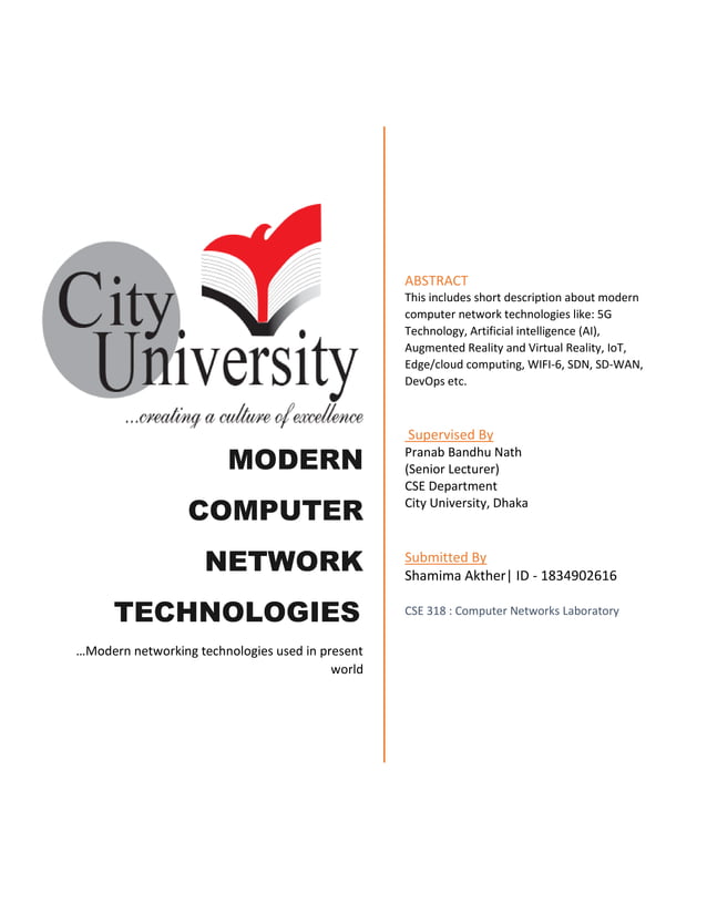 Modern computer network technologies | PDF