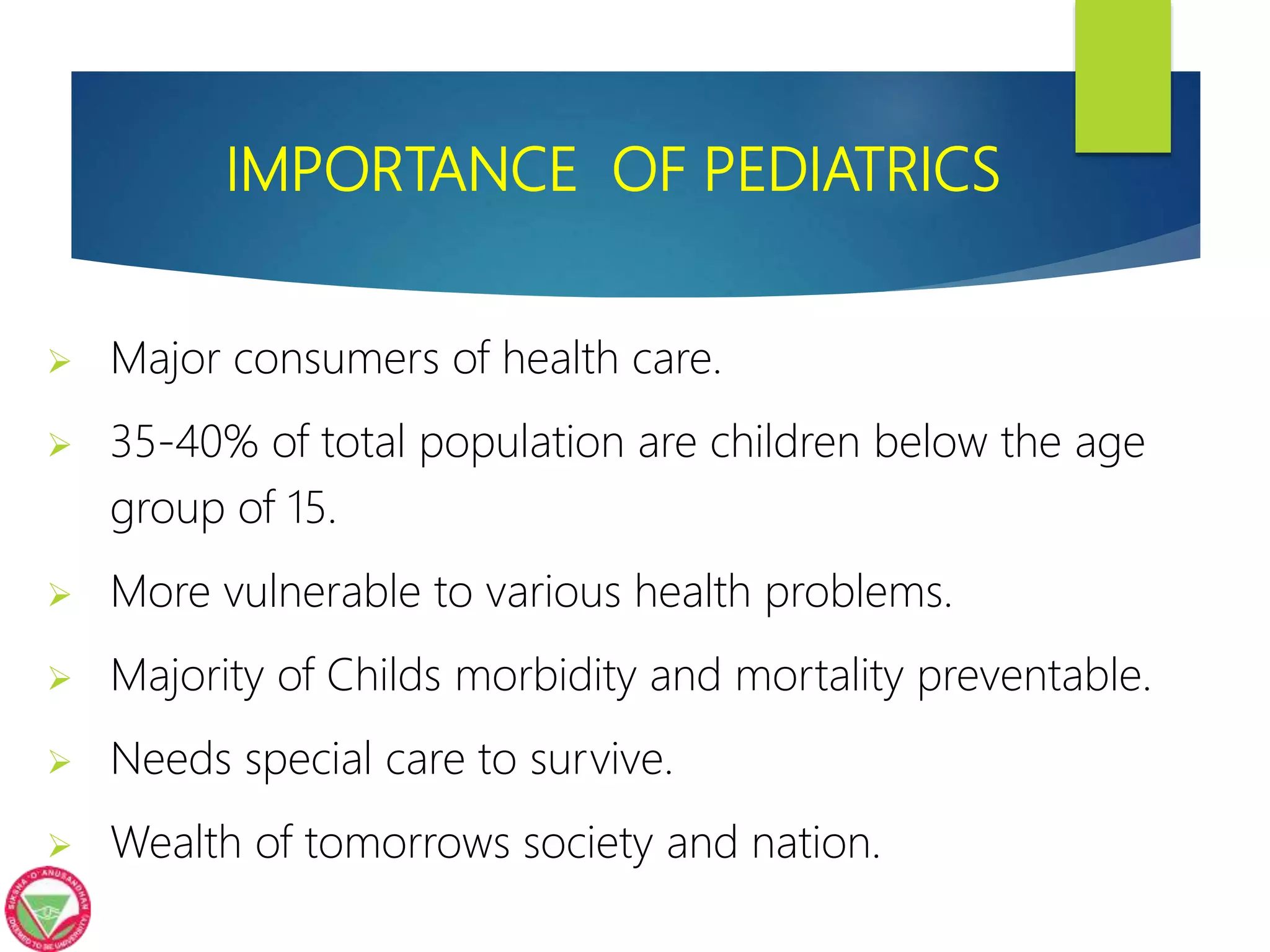 Modern concept in Pediatrics | PPTX