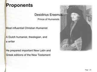 The Renaissance Education | PPTX