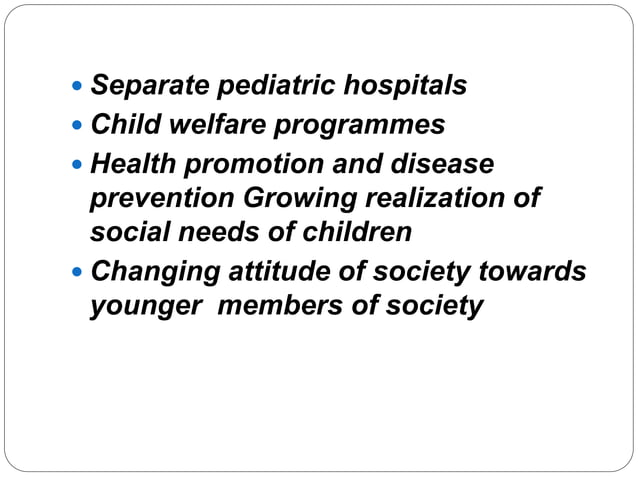Modern concept of child care | PPTX