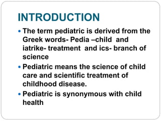 Modern concept of child care | PPTX