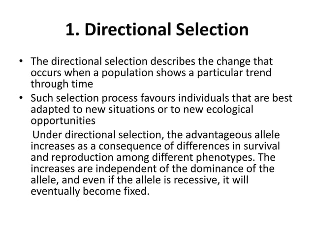 Modern concept of natural selection | PPTX | Biological Sciences | Science