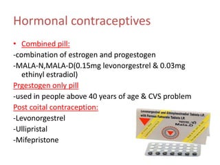 Modern Contraception and family planning | PPTX