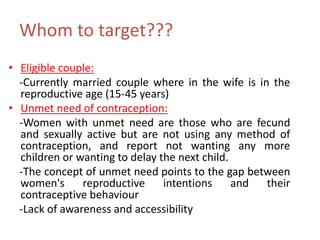 Modern Contraception and family planning | PPTX