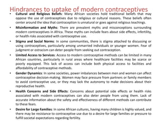 Modern Contraception and family planning | PPTX