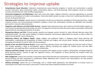 Modern Contraception and family planning | PPTX