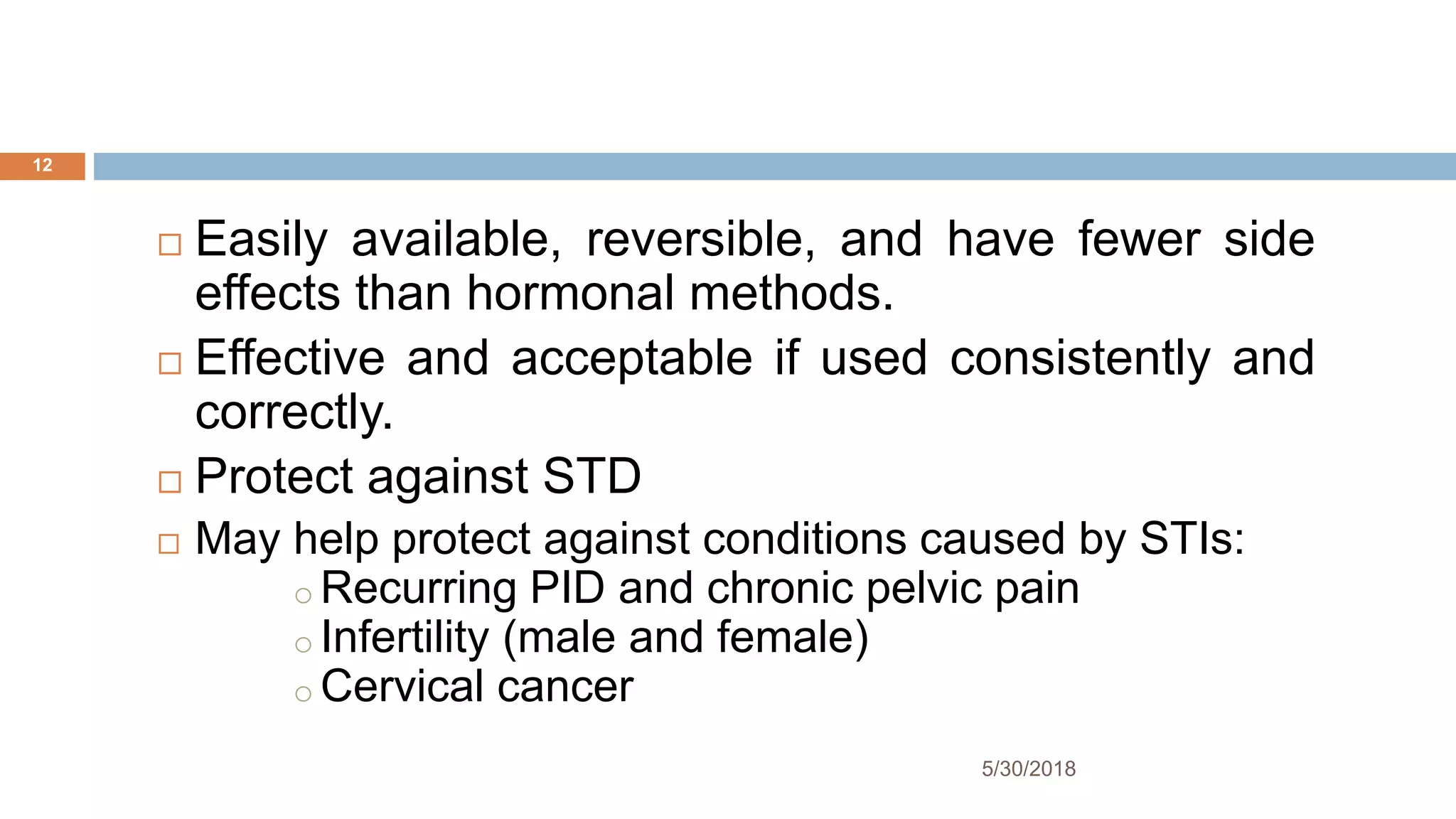 Modern contraceptive methods | PPTX