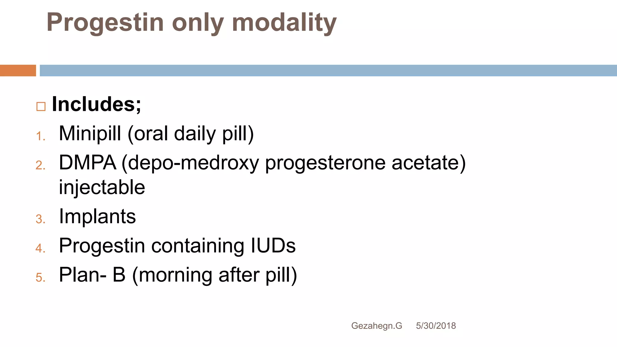 Modern contraceptive methods | PPTX