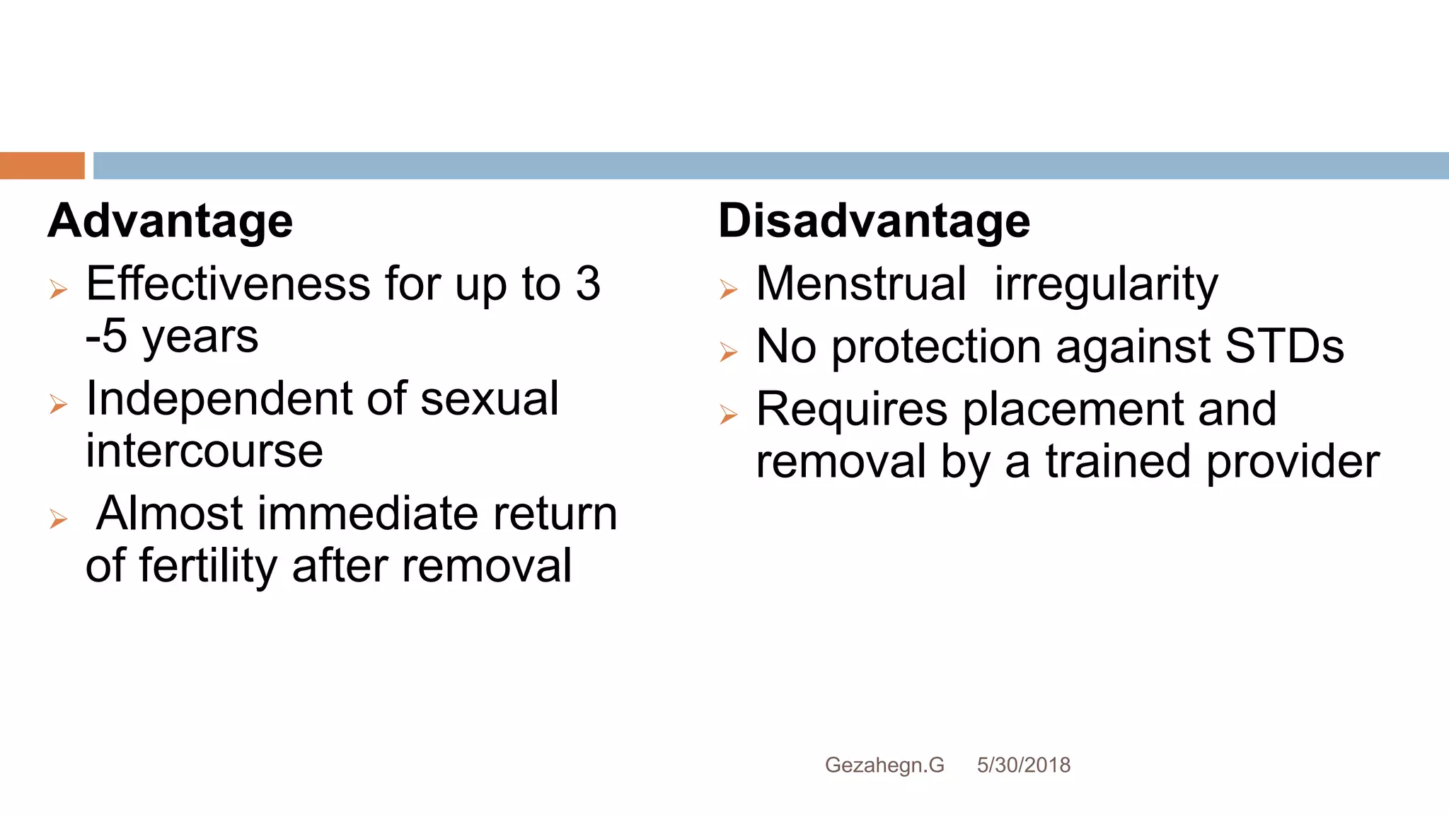 Modern contraceptive methods | PPTX
