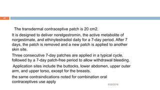 Modern contraceptive methods | PPTX