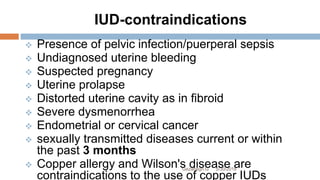 Modern contraceptive methods | PPTX
