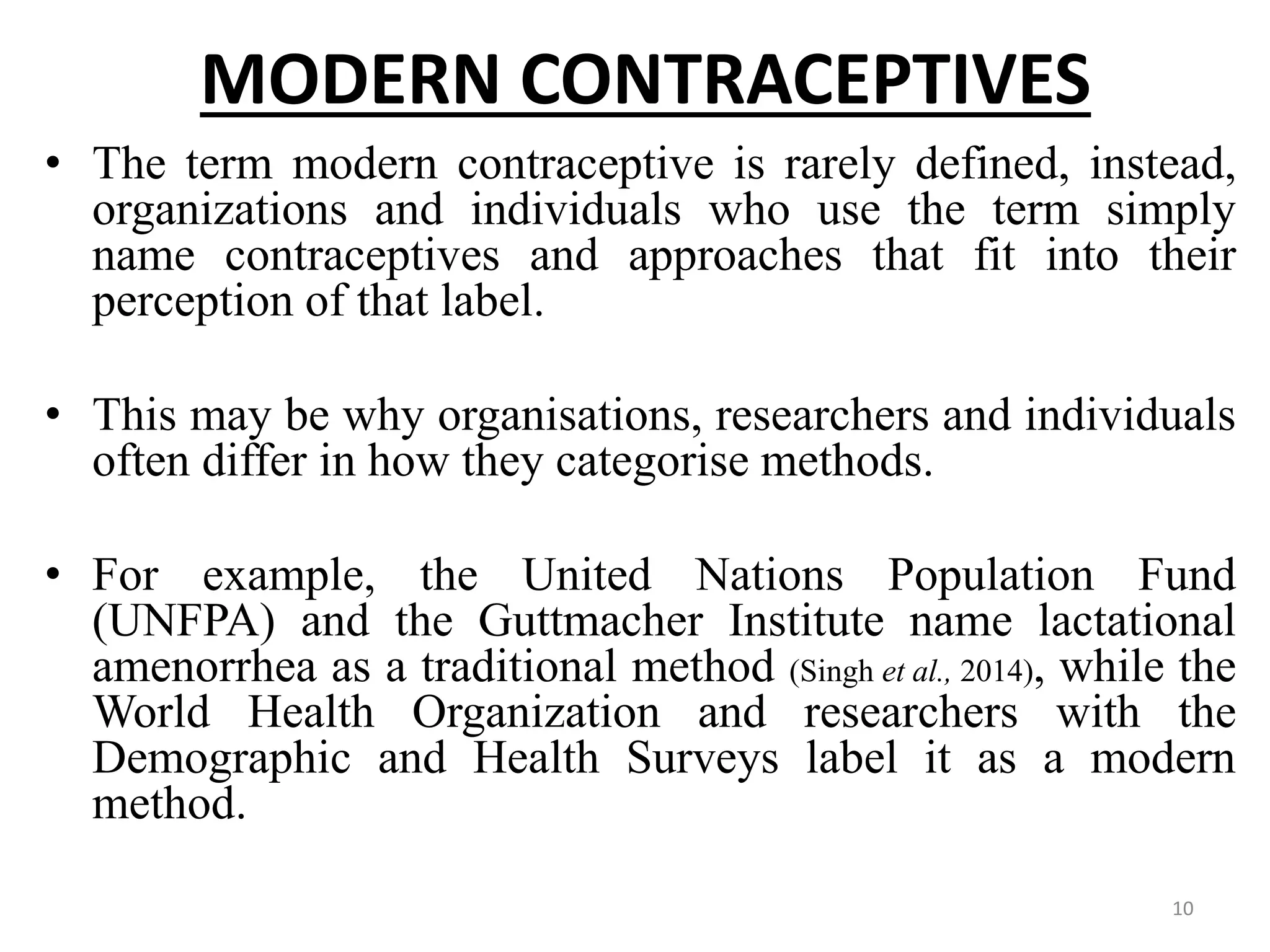 PowerPoint presentation on Modern Contraceptives | PPTX