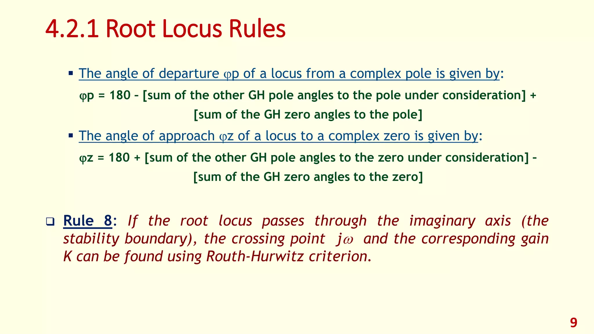 Modern Control - Lec 04 - Analysis and Design of Control Systems using Root Locus | PPT