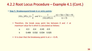 Modern Control - Lec 04 - Analysis and Design of Control Systems using Root Locus | PPT