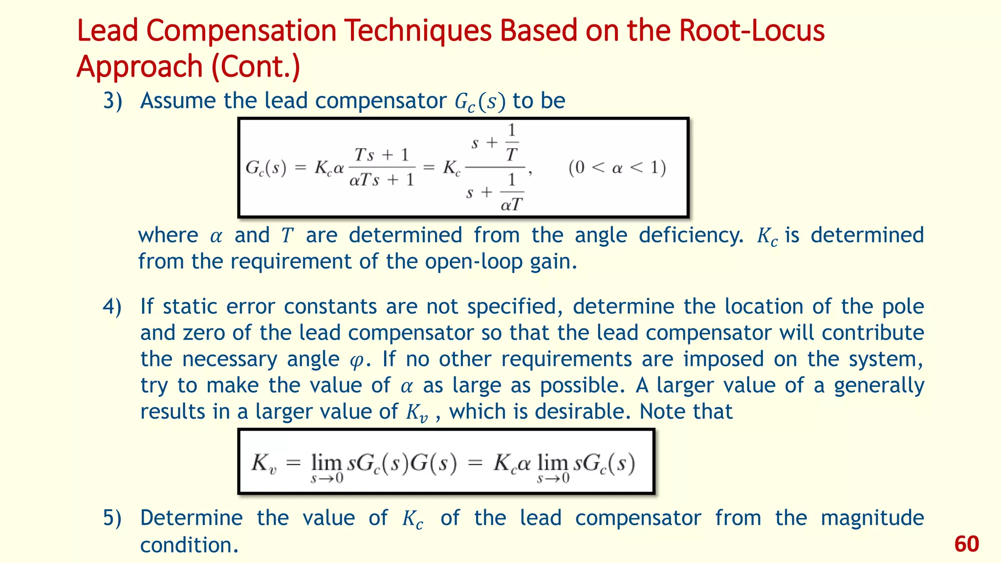 Modern Control - Lec 04 - Analysis and Design of Control Systems using ...