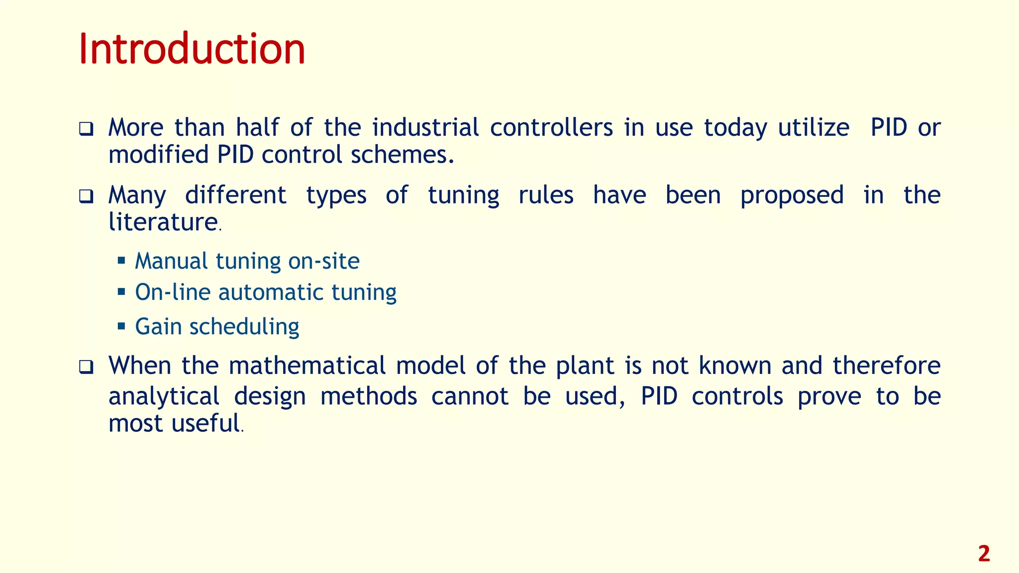 Modern Control - Lec 06 - PID Tuning | PDF