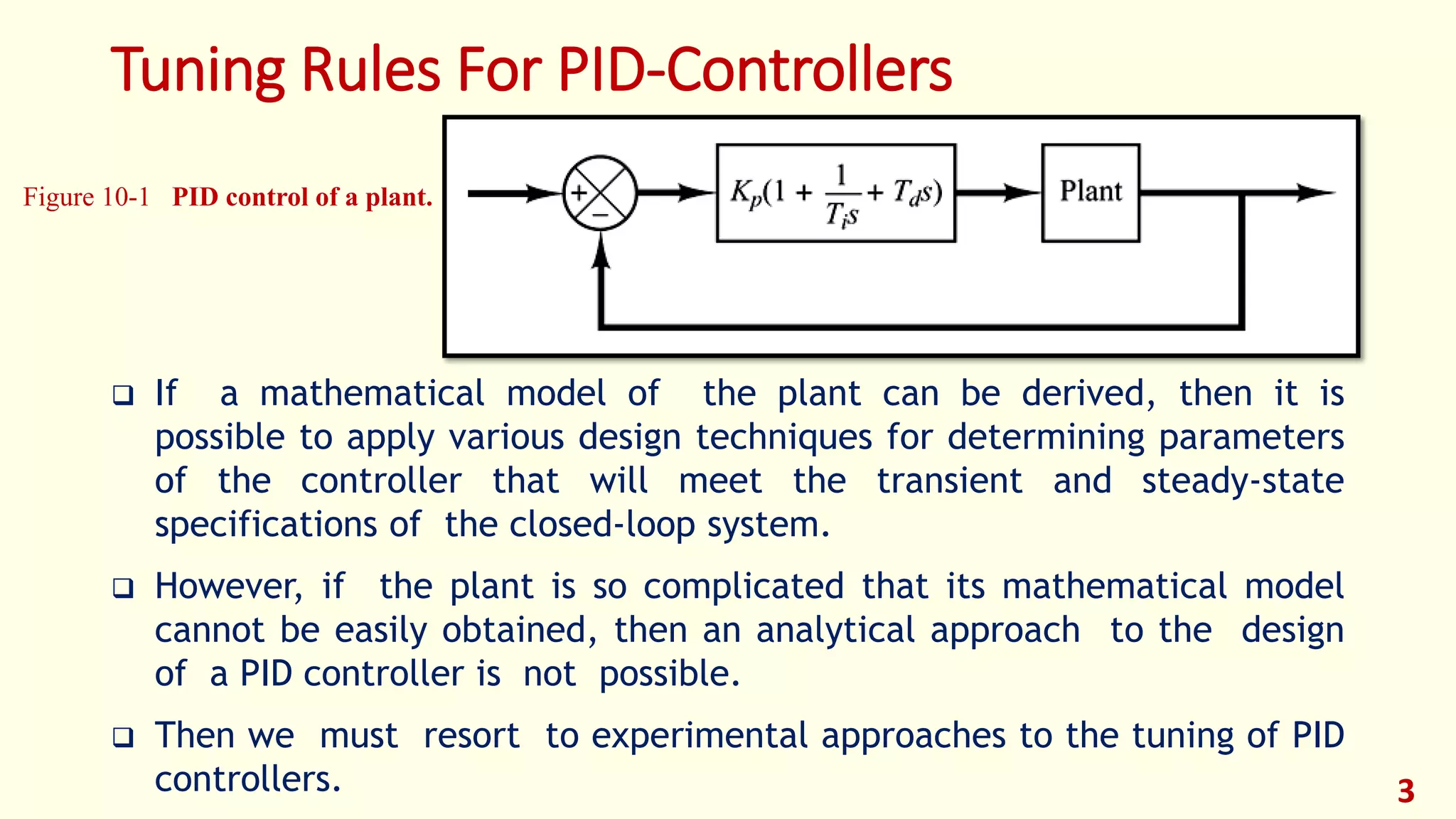 Modern Control - Lec 06 - PID Tuning | PDF