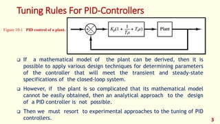 Modern Control - Lec 06 - PID Tuning | PDF