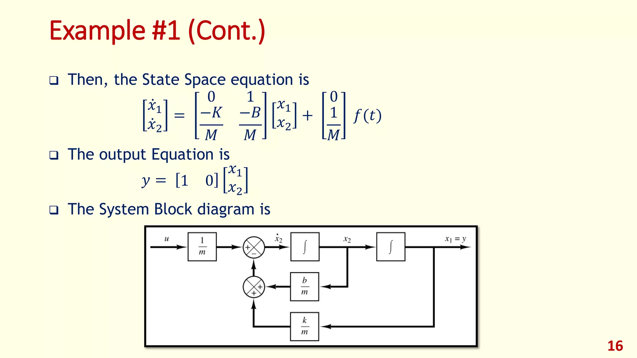 Modern Control Lec07 State Space Modeling Of Lti Systems Pdf
