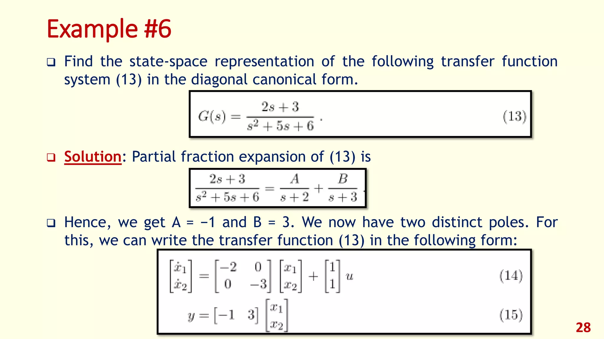 Modern Control Lec07 State Space Modeling Of Lti Systems Pdf