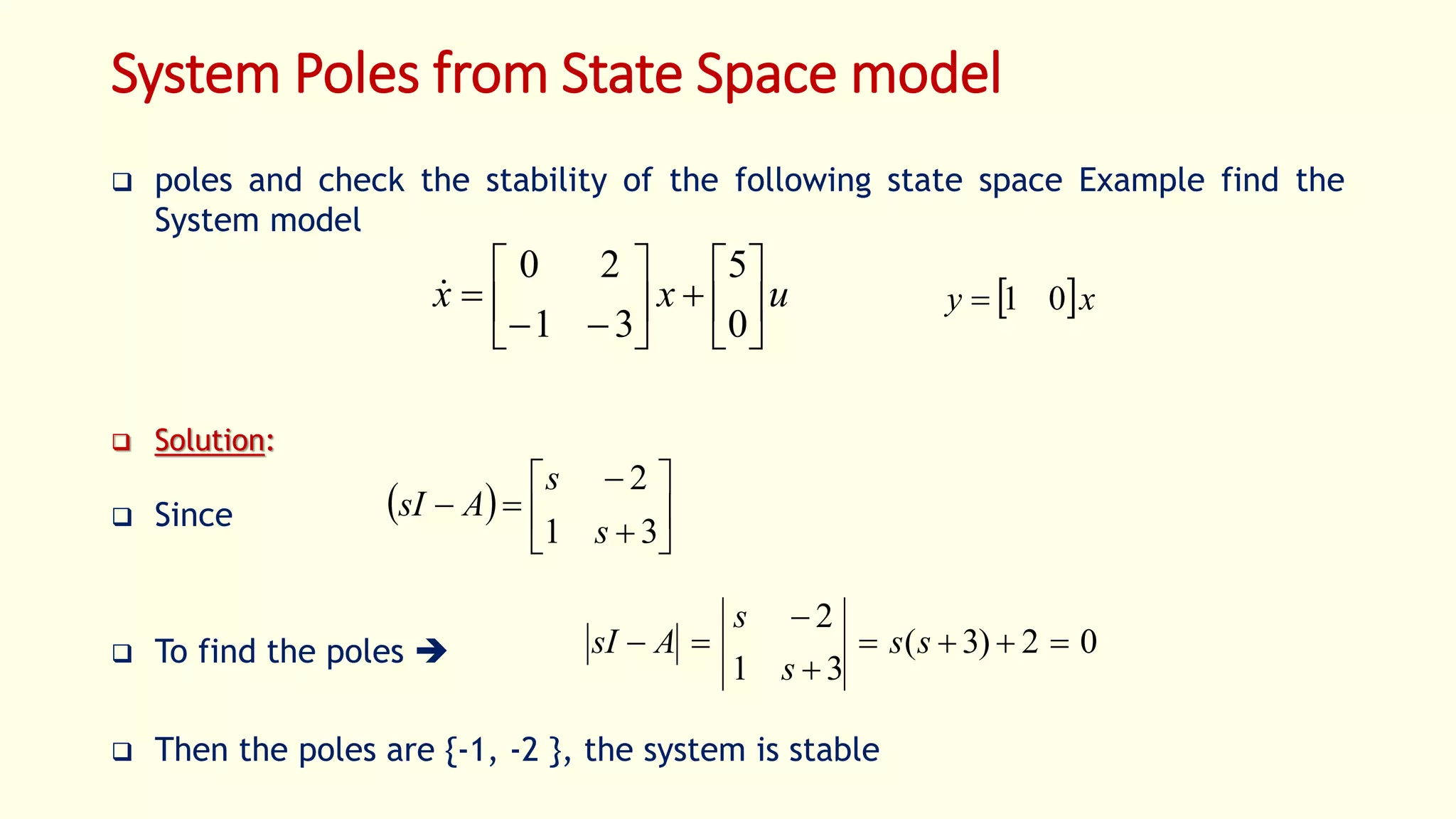 Modern Control - Lec07 - State Space Modeling of LTI Systems | PDF