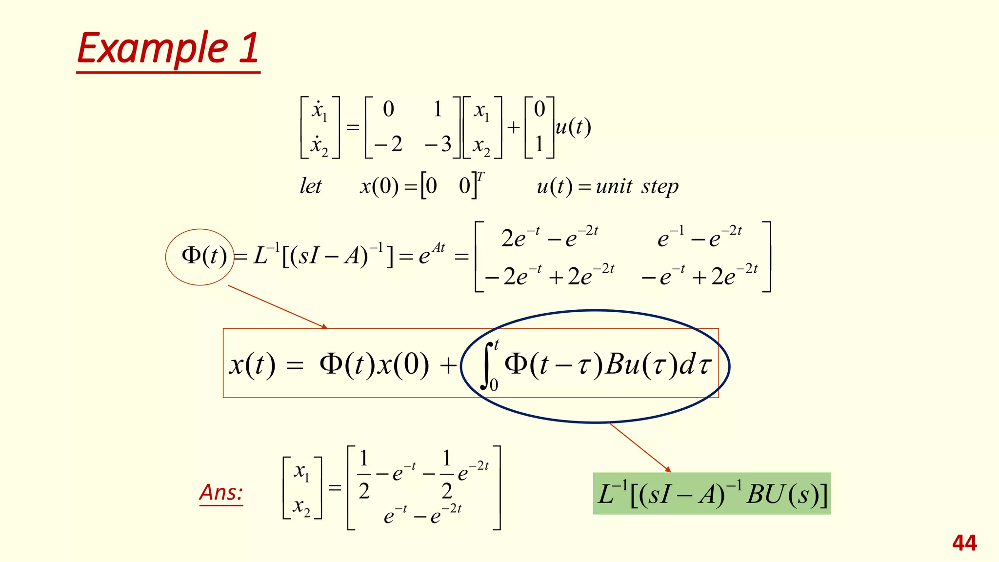 Modern Control Lec07 State Space Modeling Of Lti Systems Pdf
