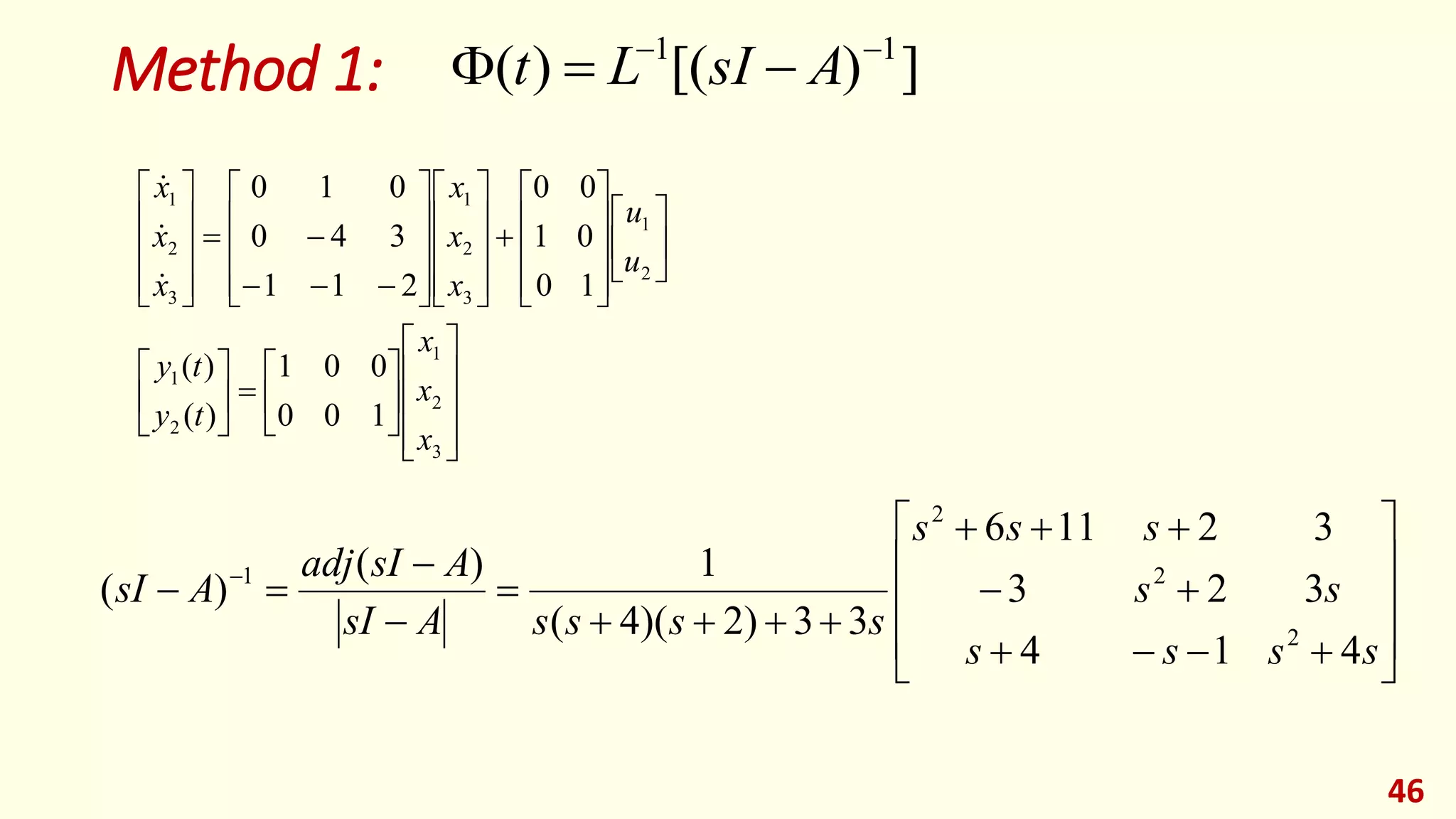 Modern Control - Lec07 - State Space Modeling of LTI Systems | PDF