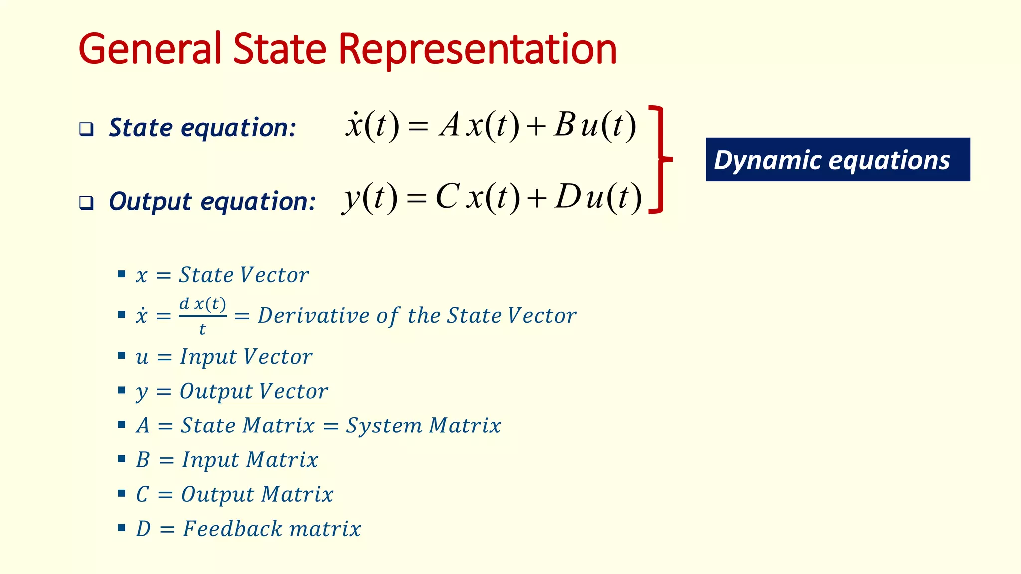 Modern Control Lec07 State Space Modeling Of Lti Systems Pdf
