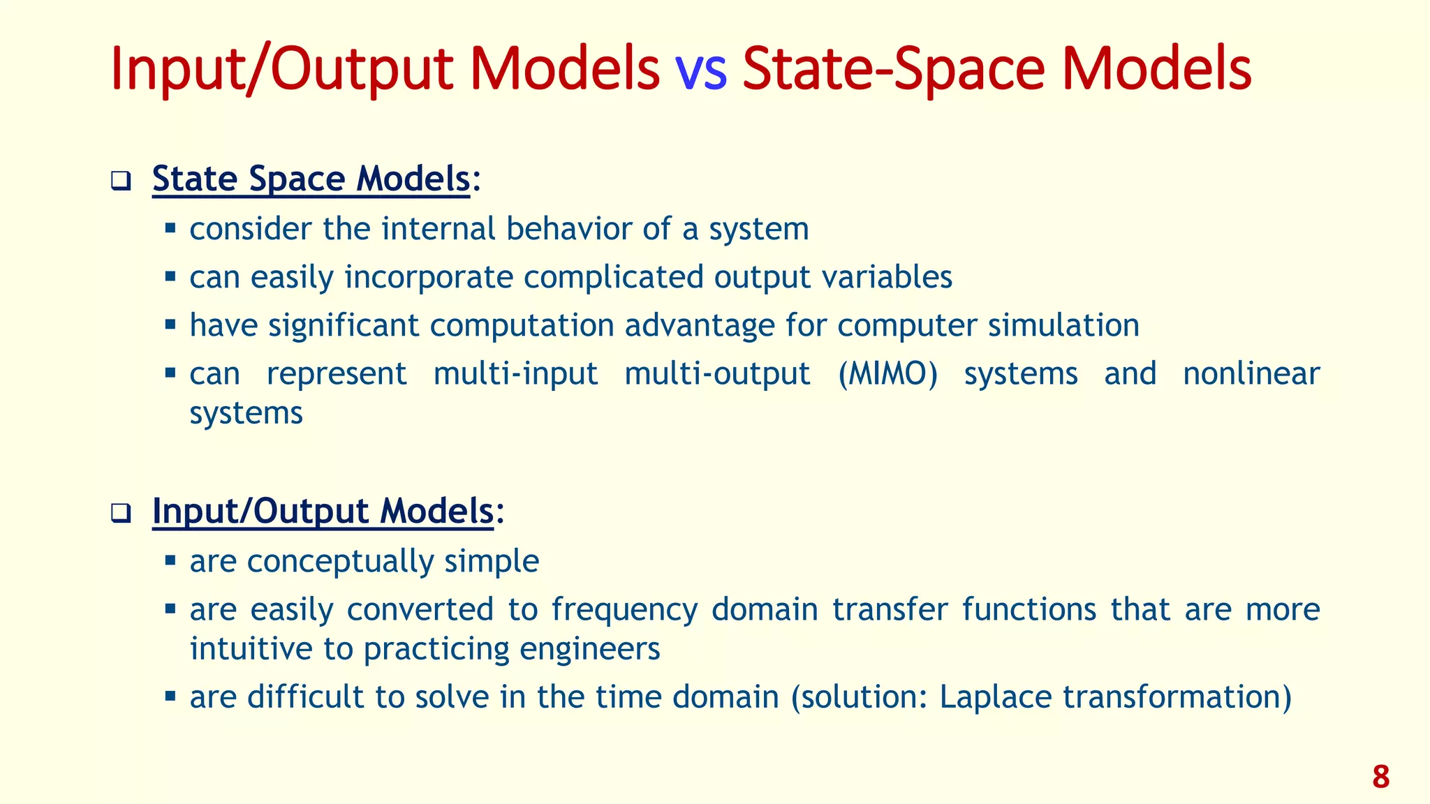Modern Control Lec07 State Space Modeling Of Lti Systems Pdf
