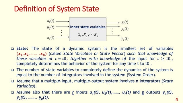 Modern Control Lec07 State Space Modeling Of Lti Systems Pdf