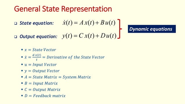 Modern Control Lec07 State Space Modeling Of Lti Systems Pdf