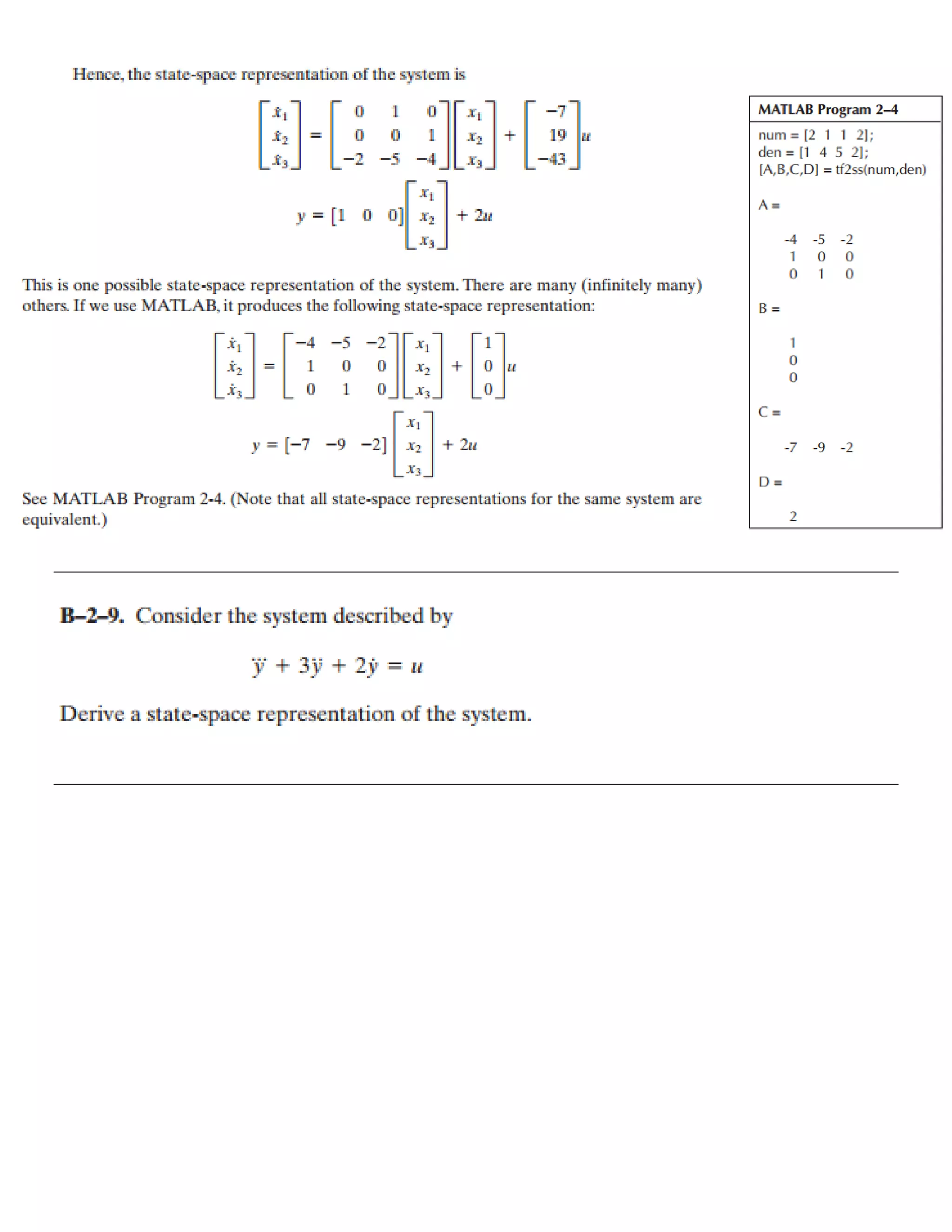 Modern control 2 and 3 | PDF