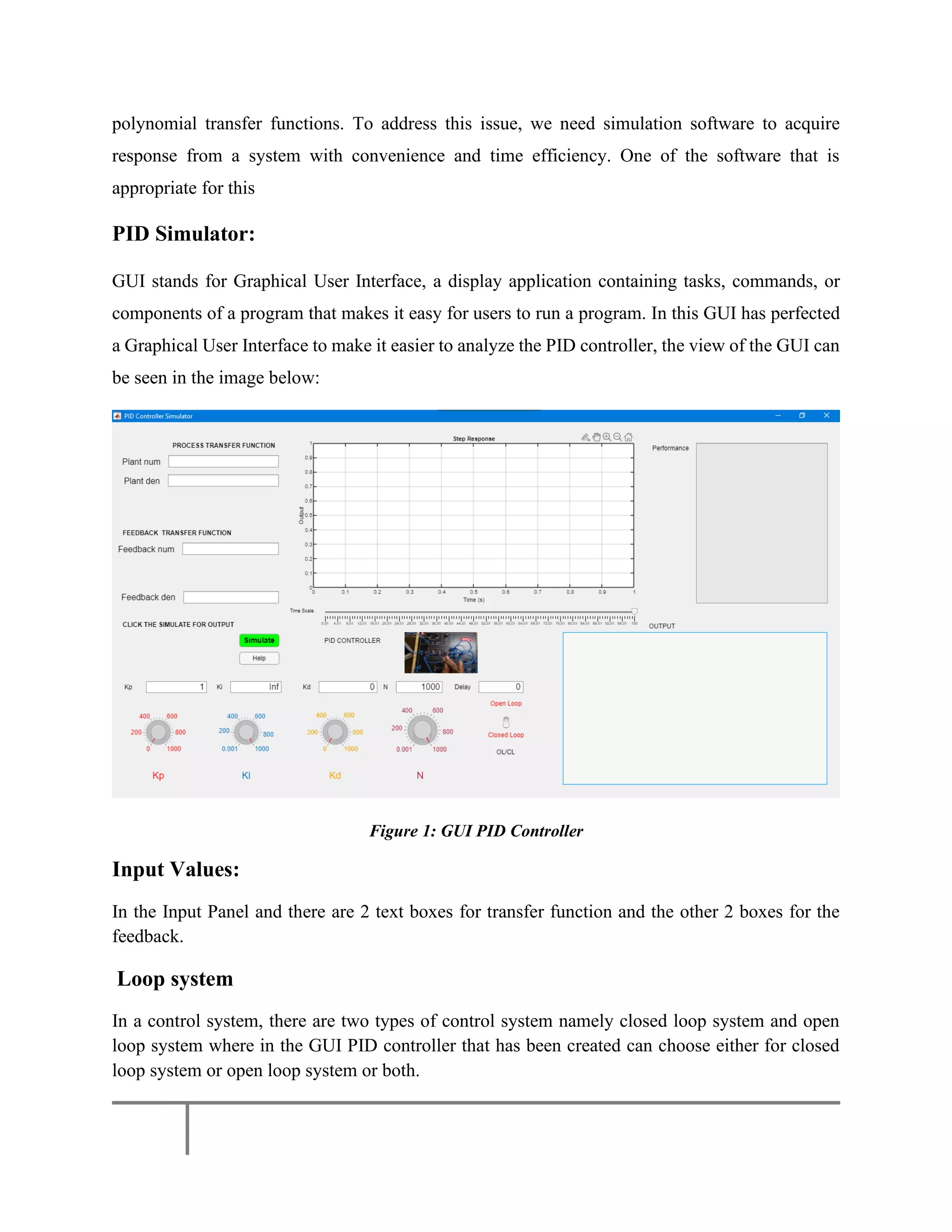 PID Controller Simulator Design for Polynomials Transfer Function | PDF ...