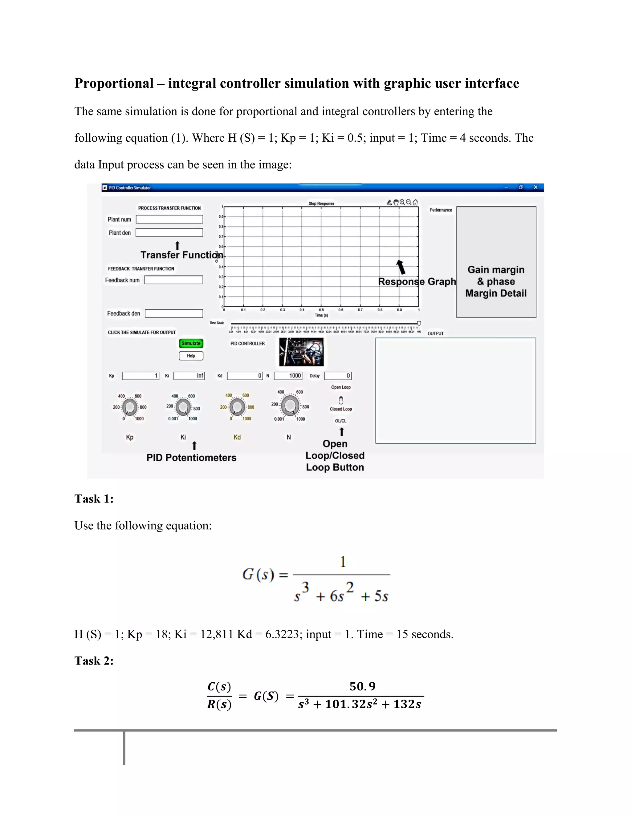 PID Controller Simulator Design for Polynomials Transfer Function | PDF | Computing | Technology ...