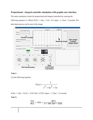 PID Controller Simulator Design for Polynomials Transfer Function | PDF | Computing | Technology ...