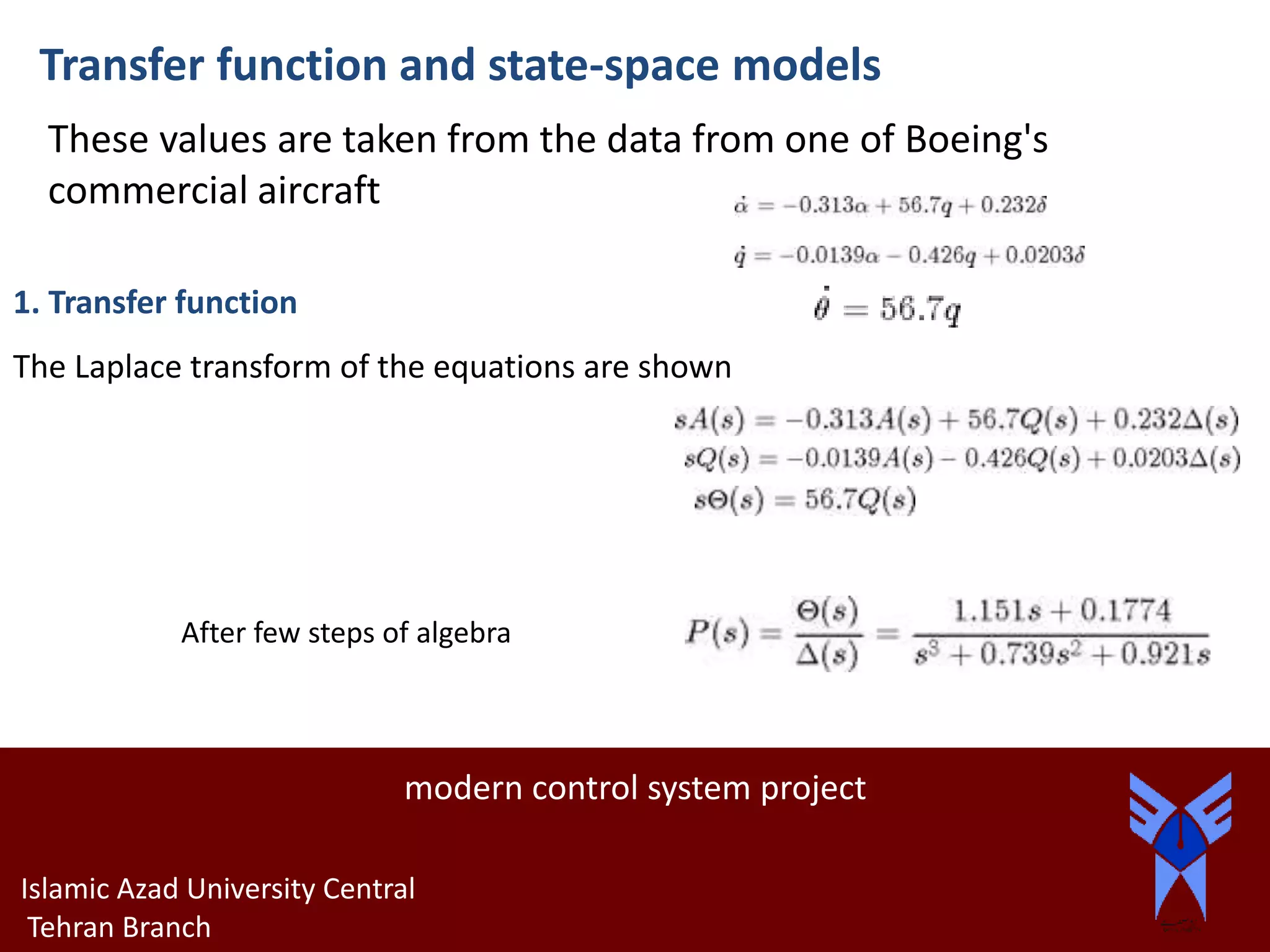 Modern control system | PPTX
