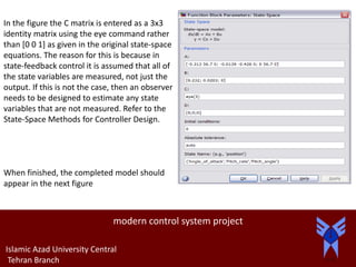 Modern control system | PPTX