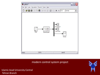 Modern control system | PPTX