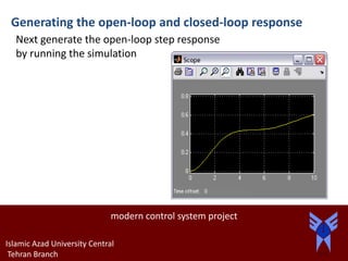 Modern control system | PPTX