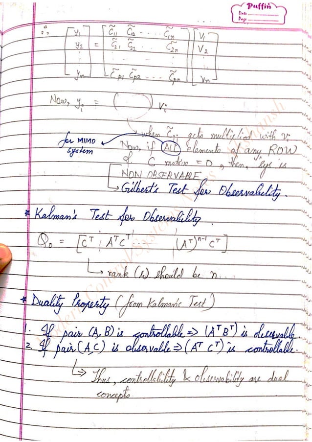 Modern control system notes - Akshansh