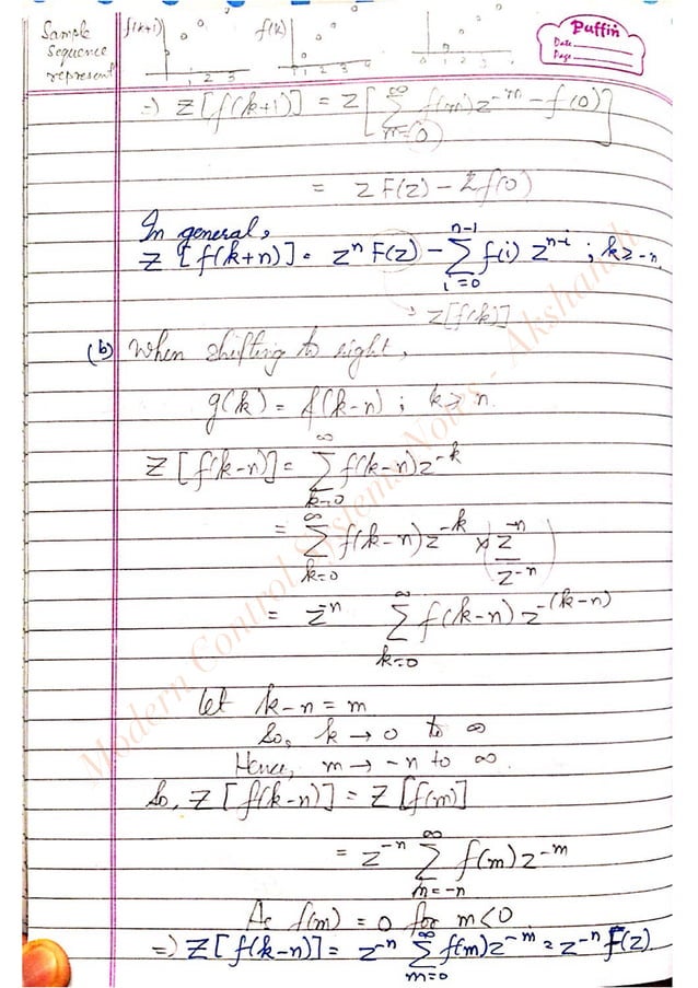 Modern control system notes - Akshansh