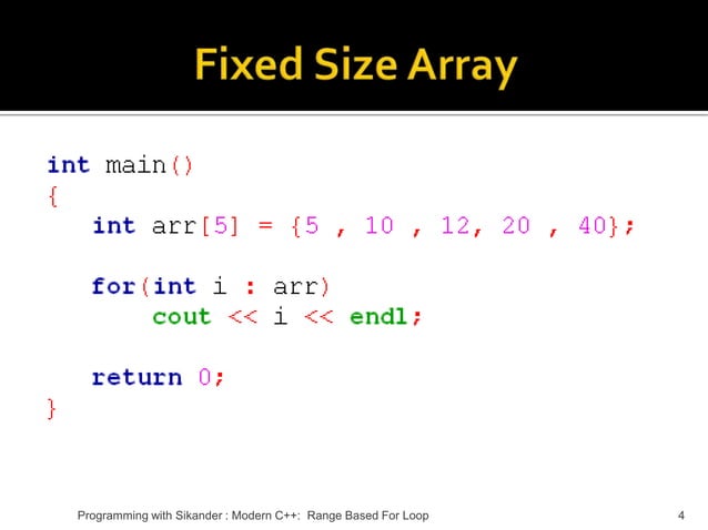 Modern_CPP-Range-Based For Loop.pptx
