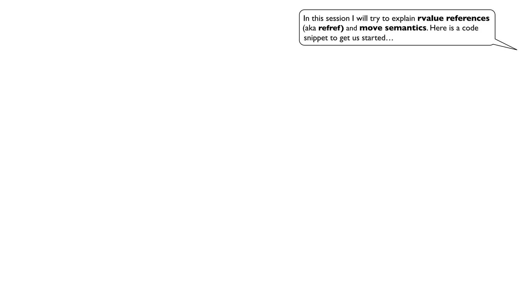 Modern C++ Explained: Move Semantics (Feb 2018) | PPT