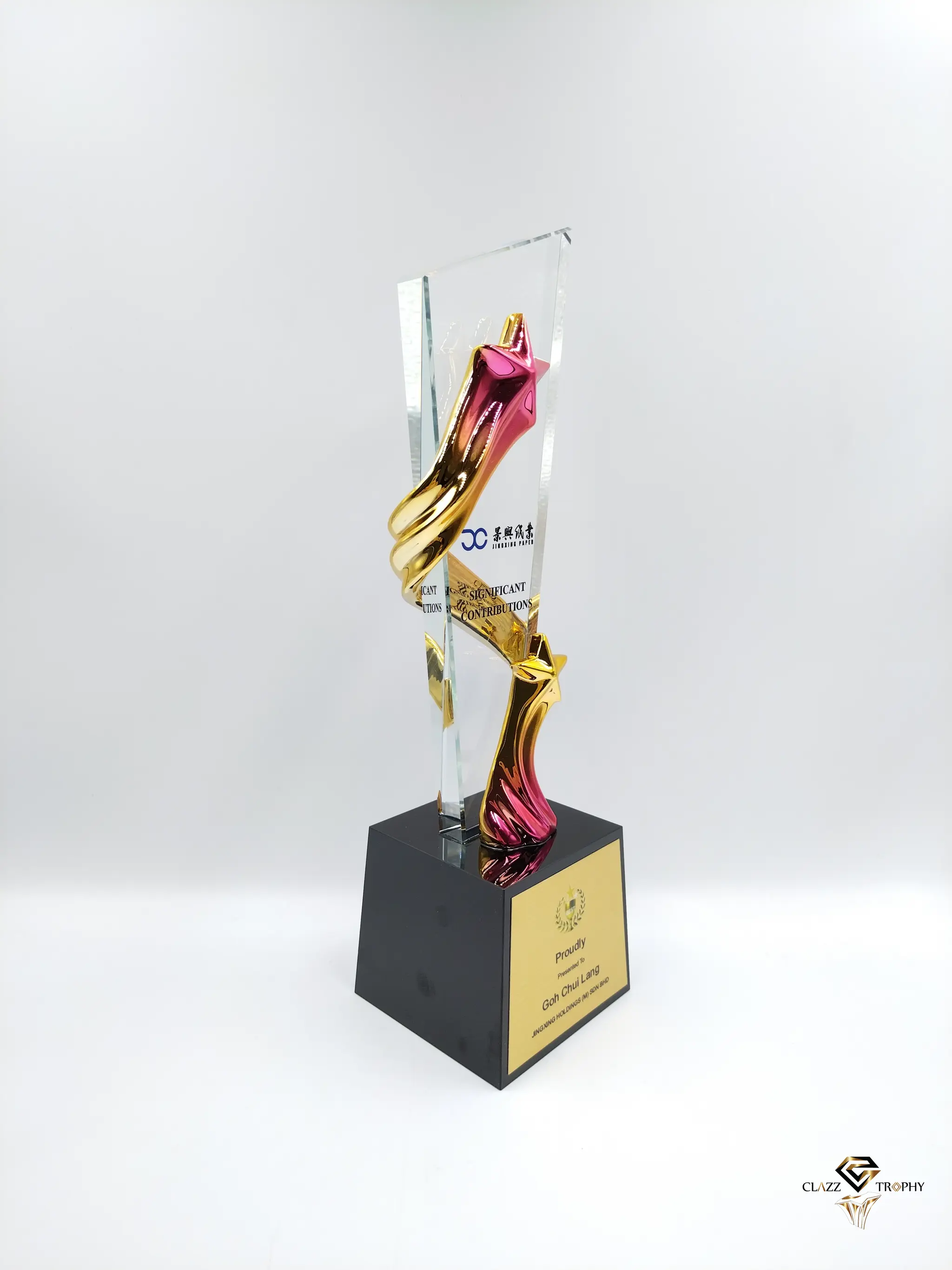 Modern Crystal Trophies at Clazz Trophy Malaysia | #1 Reliable Trophy ...