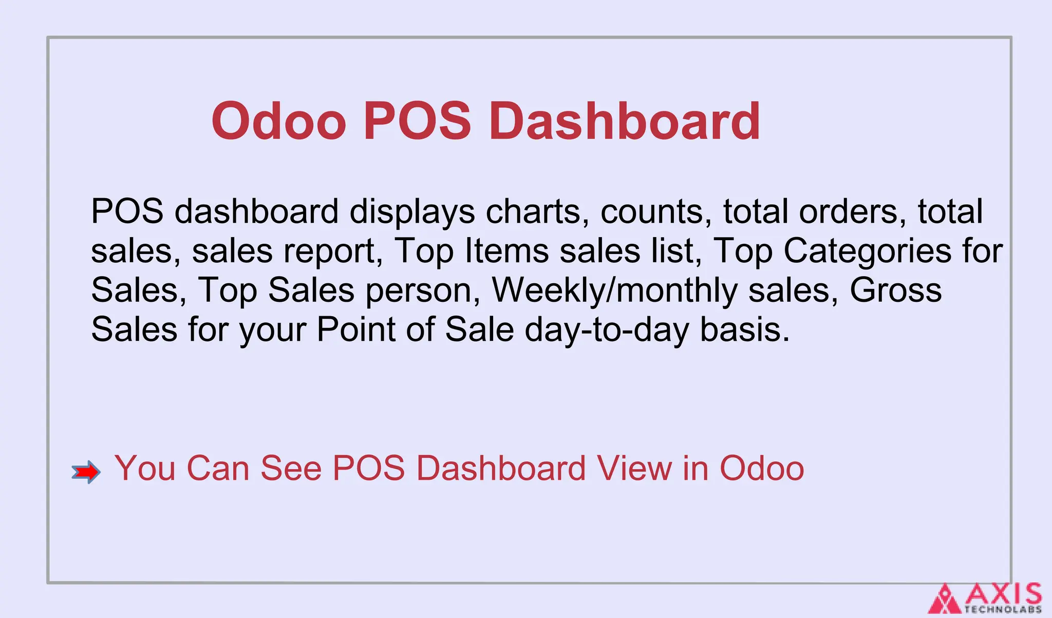 Dynamic Modern Odoo Dashboard for POS, CRM, Inventory, Sales and ...