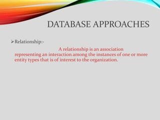 Modern database management system chapter 1 | PPTX | Databases | Computer Software and Applications