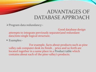 Modern database management system chapter 1 | PPTX | Databases | Computer Software and Applications