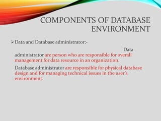 Modern database management system chapter 1 | PPTX | Databases | Computer Software and Applications