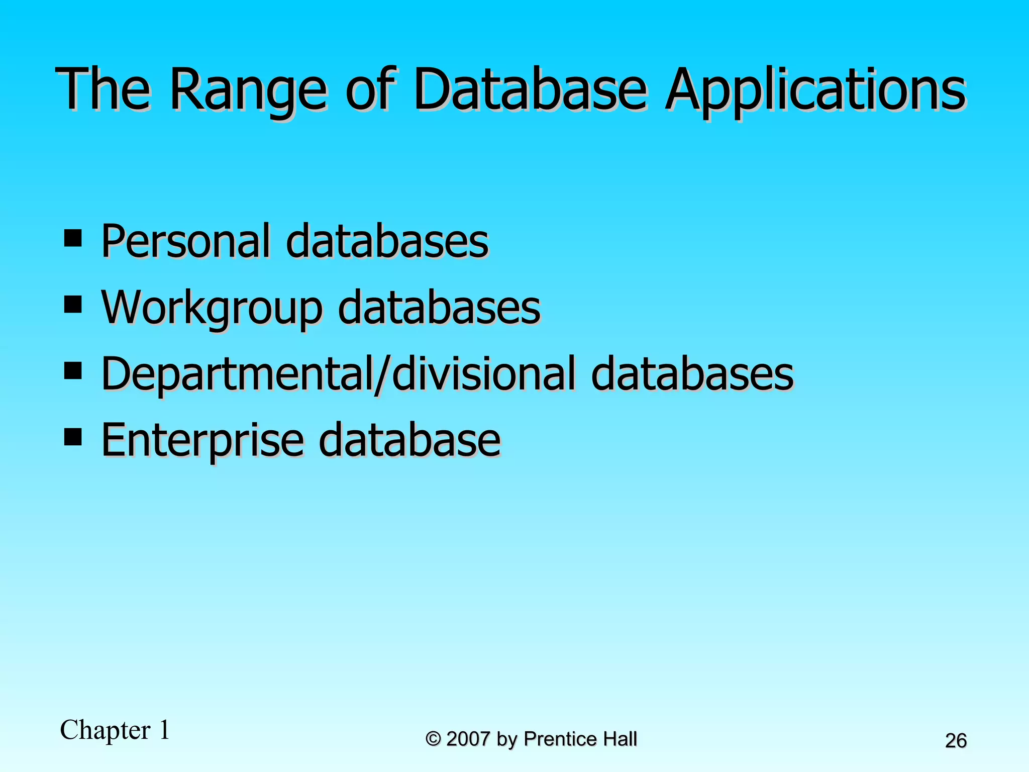 Modern database management jeffrey a. hoffer, mary b. prescott, | PPT