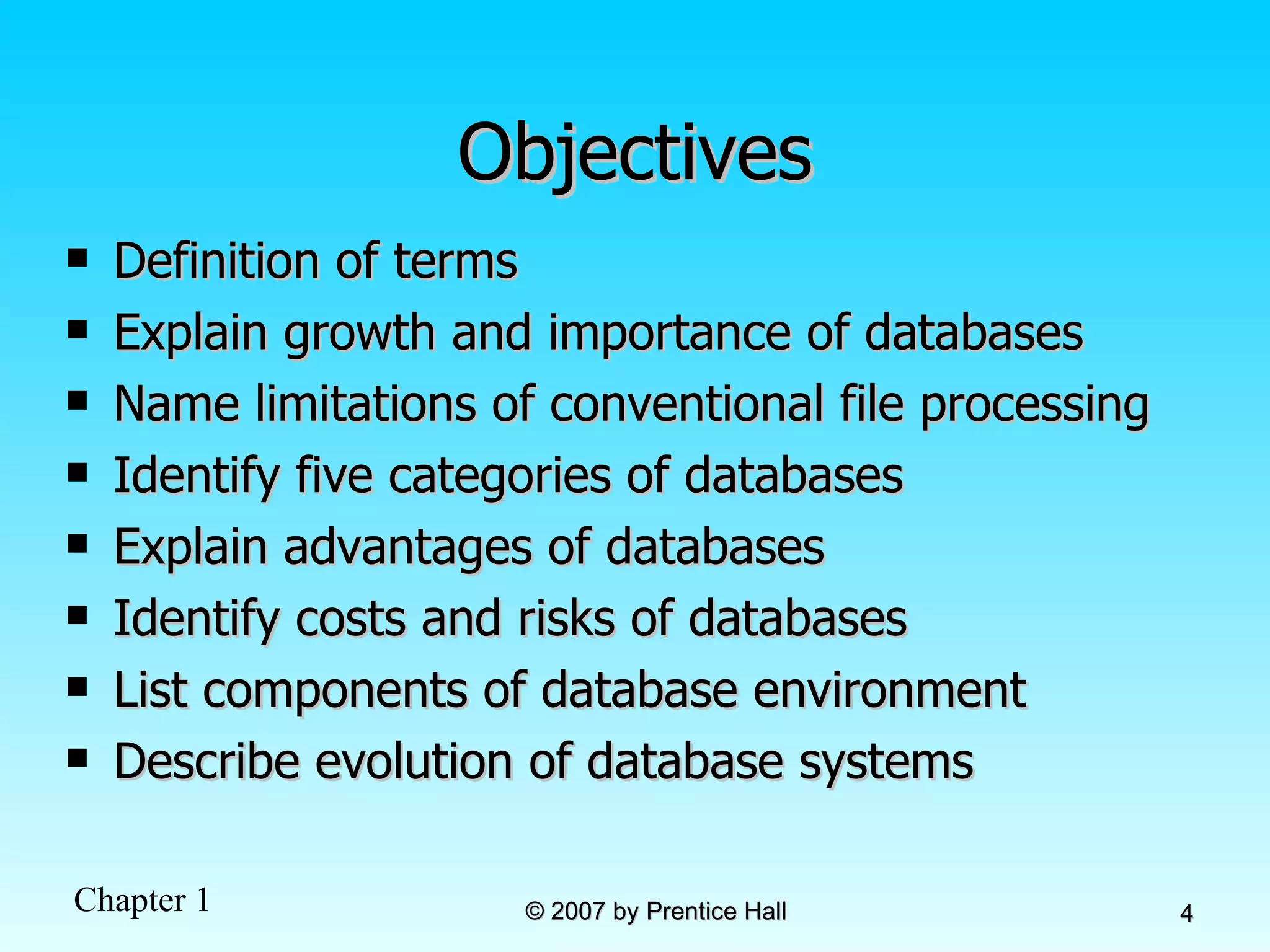 Modern database management jeffrey a. hoffer, mary b. prescott, | PPT